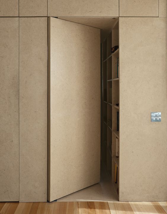 Een geheime deur naar een geheime kamer - Huis-inrichten.com